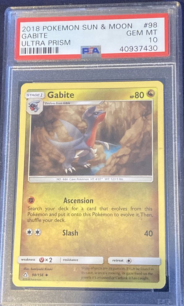 Gabite Pokemon Card