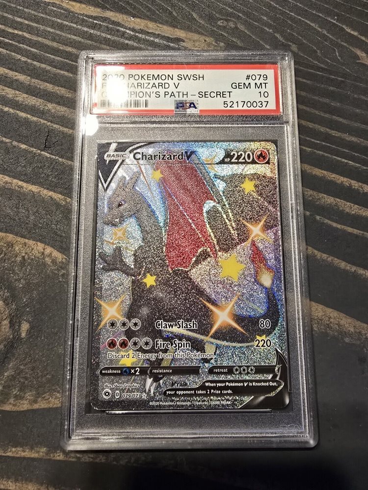 Auction Prices Realized Tcg Cards 2020 Pokemon Sword & Shield Champion's Path Full Art / Charizard V