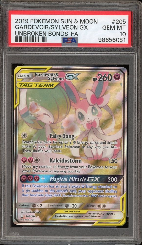 Auction Prices Realized Tcg Cards 2019 POKEMON SUN & MOON UNBROKEN BONDS Full Art / Gardevoir ...