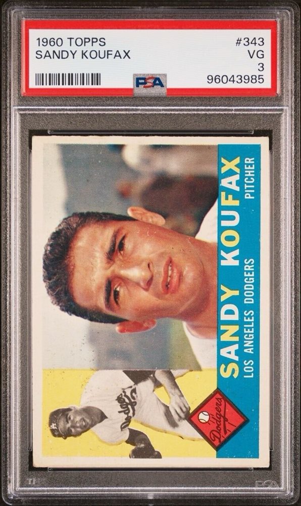 Auction Prices Realized Baseball Cards 1960 Topps Sandy Koufax