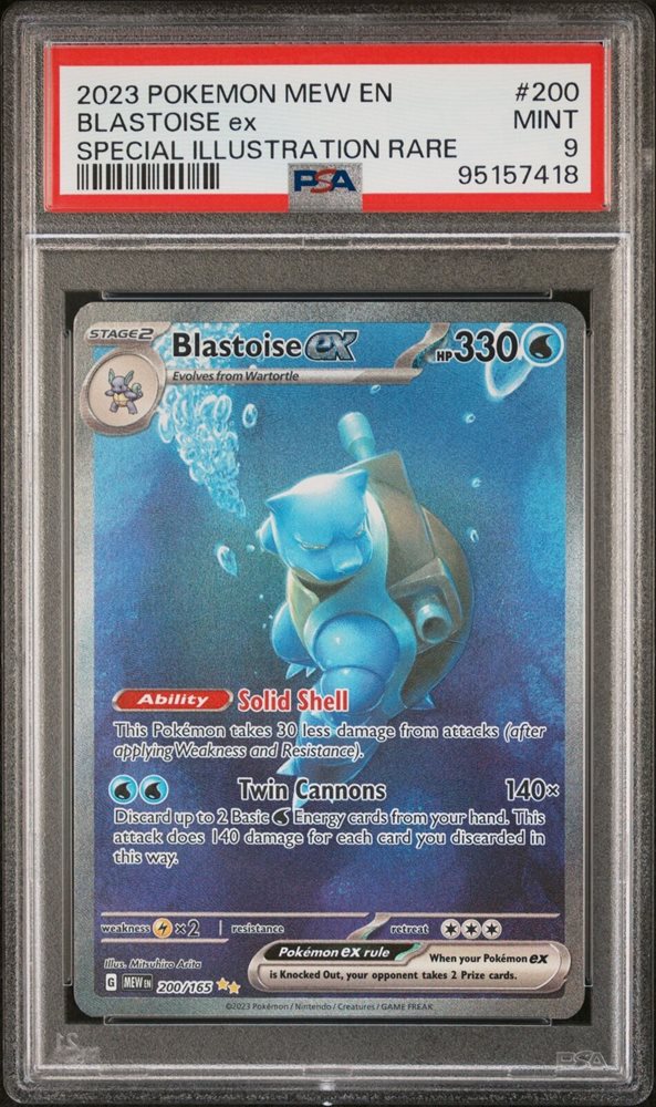 Auction Prices Realized Tcg Cards 2023 Pokemon Mew En-151 Blastoise Ex
