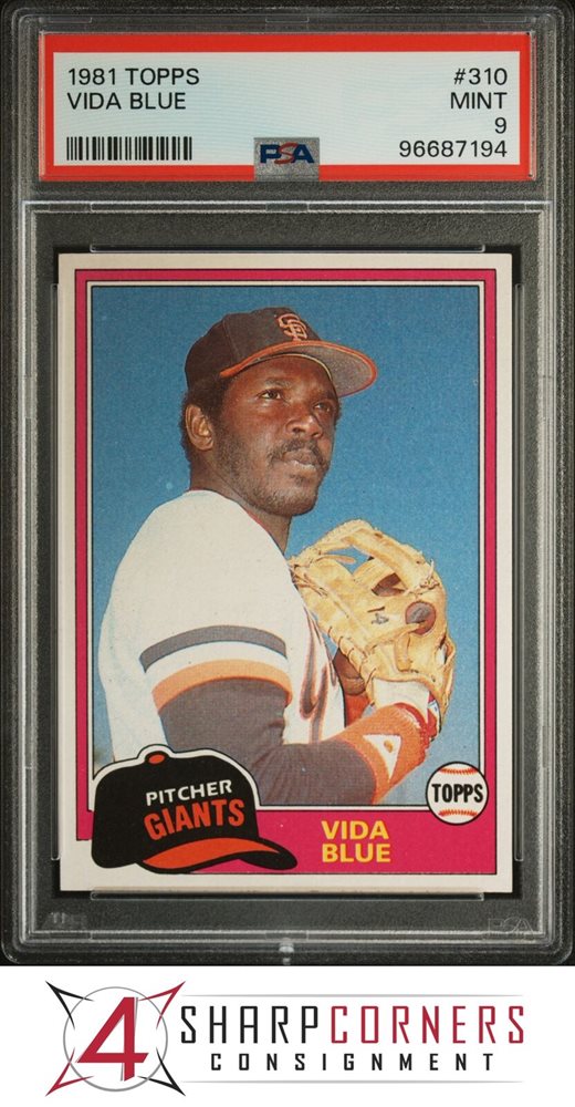 Auction Prices Realized Baseball Cards 1981 Topps Vida Blue