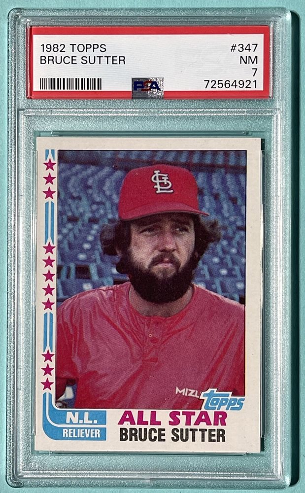 Auction Prices Realized Baseball Cards 1982 TOPPS Bruce Sutter