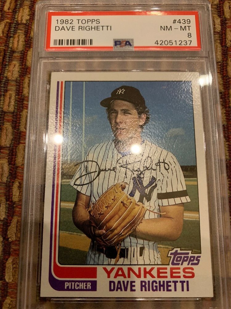 Auction Prices Realized Baseball Cards 1982 Topps Dave Righetti