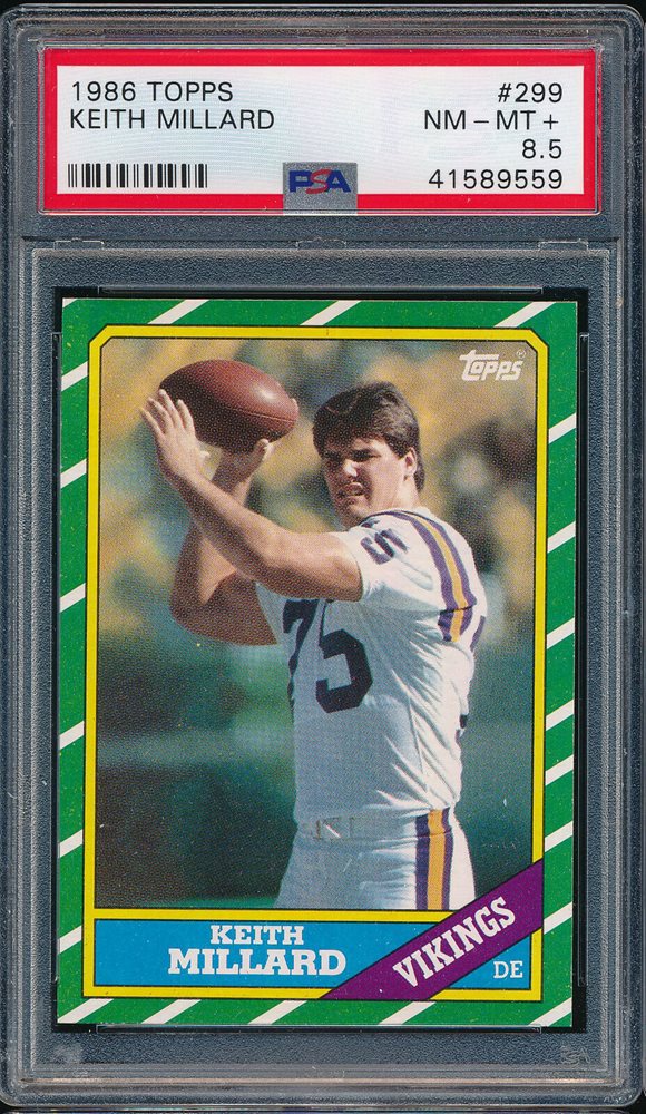 Auction Prices Realized Football Cards 1986 Topps Keith Millard