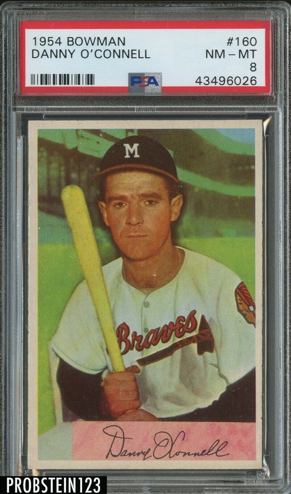 Auction Prices Realized Baseball Cards 1954 BOWMAN Danny O'Connell